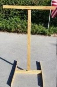 How To Build A Target Stand Out Of Wood | Cut The Wood