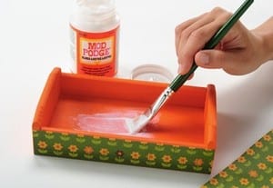 How To Modge Podge Pictures To Wood | Cut The Wood