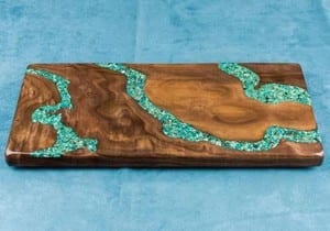 How To Inlay Turquoise In Wood | Cut The Wood