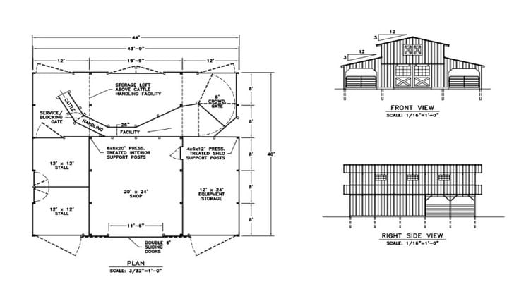 72 Pole Barn DIY Plans | Cut The Wood