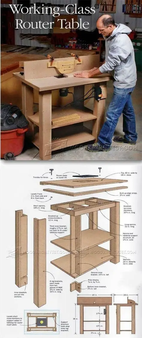 82 Router Table DIY Plans | Cut The Wood